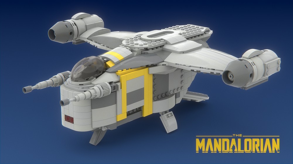 LEGO MOC Razor Crest MOC by batyskaw | Rebrickable - Build with LEGO