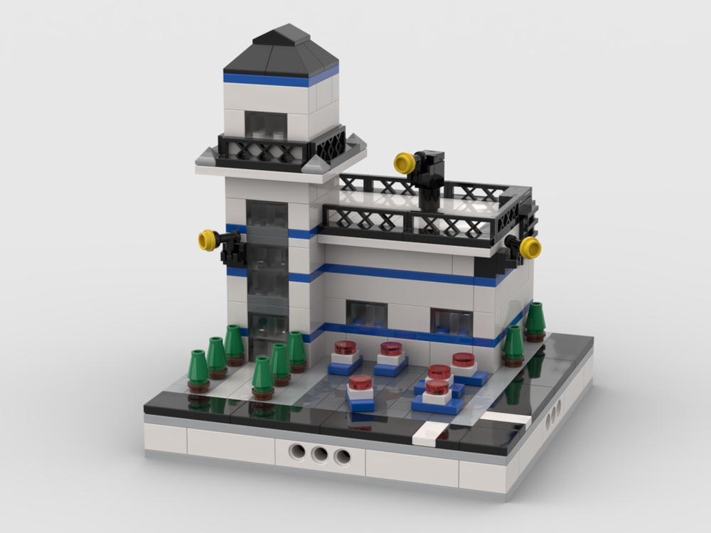 LEGO MOC Police Station for a Mini Modular City by gabizon ...