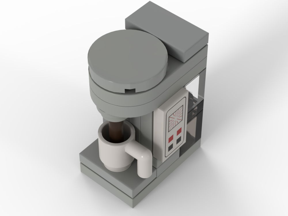 LEGO MOC Nano Coffee Maker by LegoOri | Rebrickable - Build with LEGO
