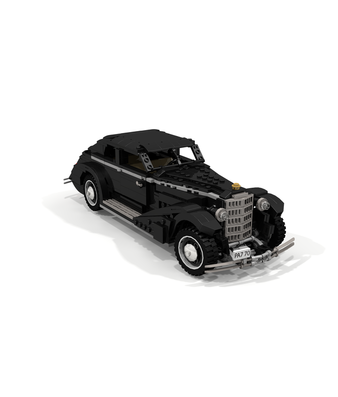 LEGO MOC Cadillac 1933 452C V16 Aerodynamic Coupe - 1:21 Miniland ...