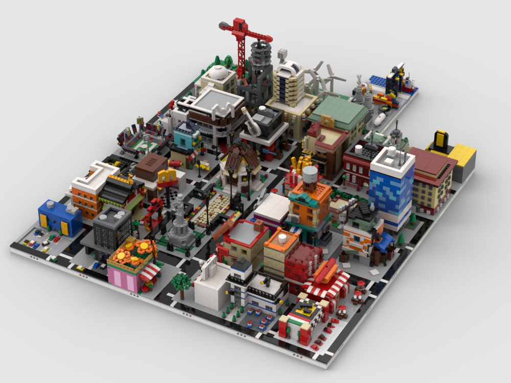 LEGO MOC Mini Modular City | build from 41 different mocs by gabizon ...