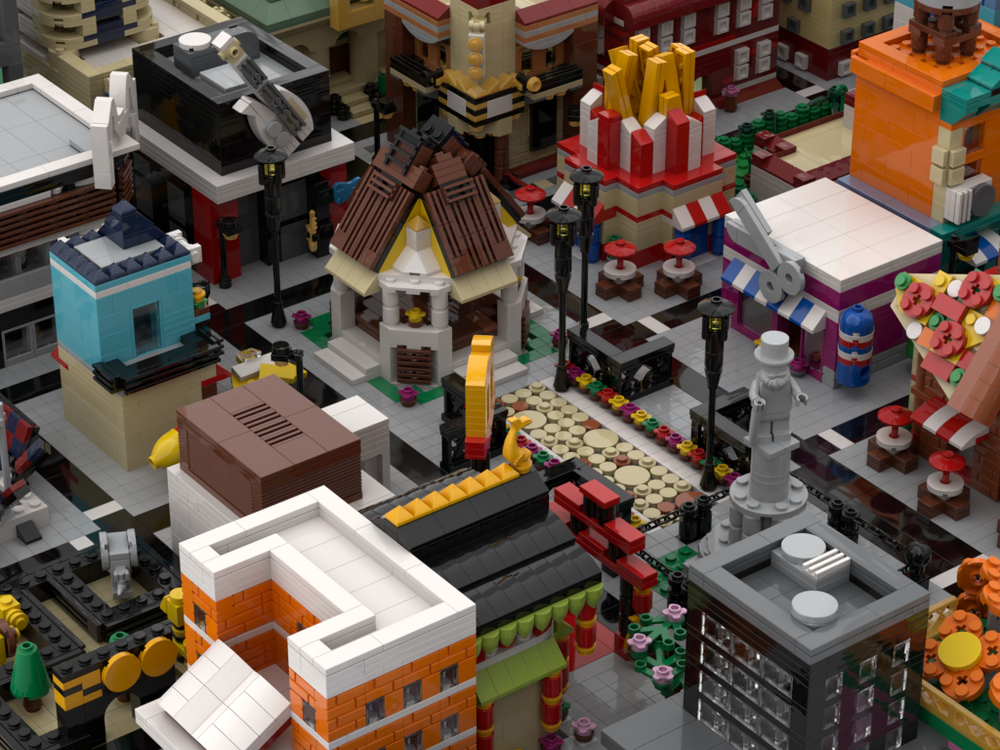 LEGO MOC Mini Modular City | build from 41 different mocs by gabizon ...