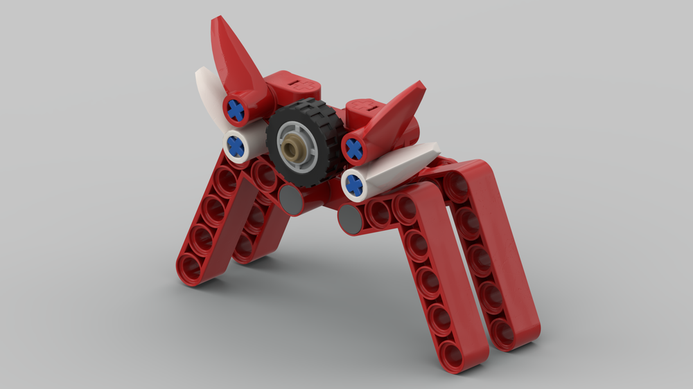 LEGO MOC Red Technic Monster by alvitvel | Rebrickable - Build with LEGO