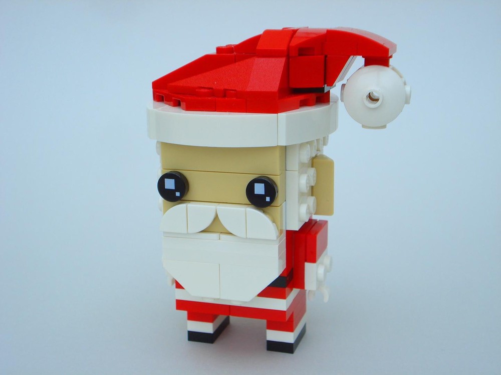 LEGO MOC Brickheadz Santa by Leo1 | Rebrickable - Build with LEGO