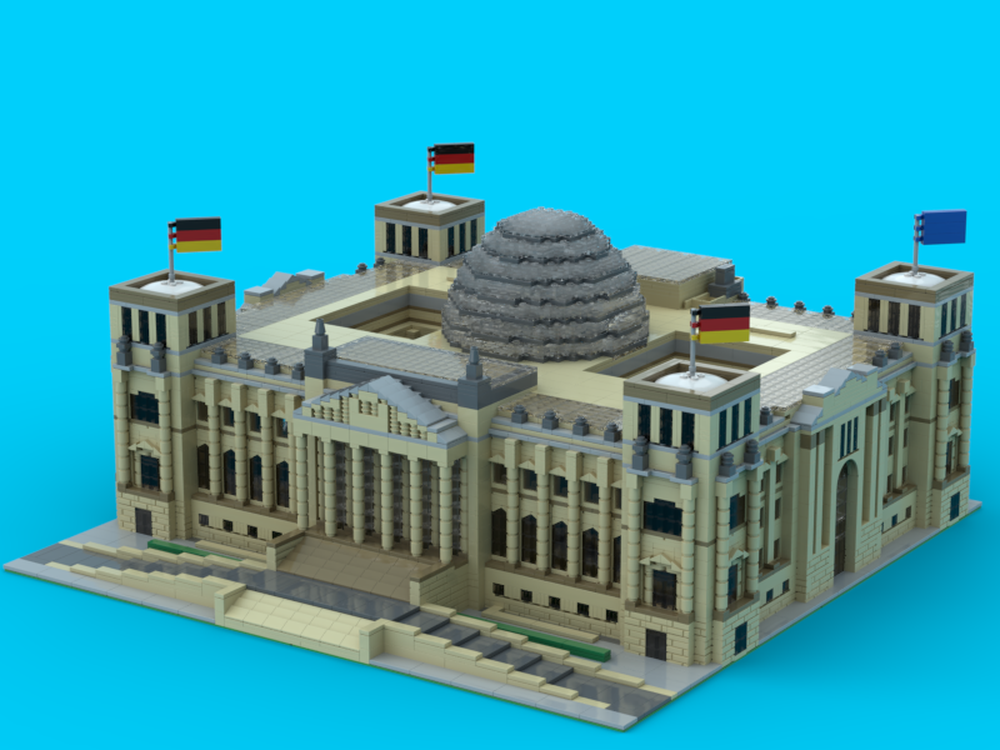 LEGO MOC Reichstagsgebäude Berlin by Serenity | Rebrickable - Build ...