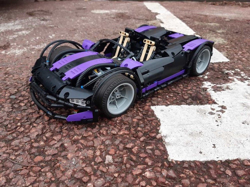 Lego Moc Rc Sport Roadster By Fae Rebrickable Build With Lego