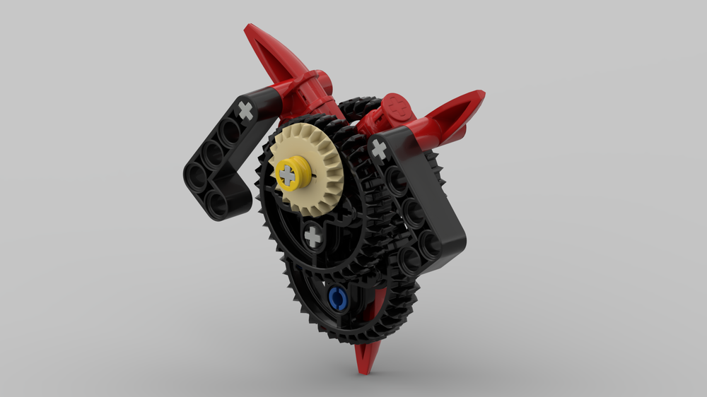 LEGO MOC Black Technic Monster by alvitvel | Rebrickable - Build with LEGO