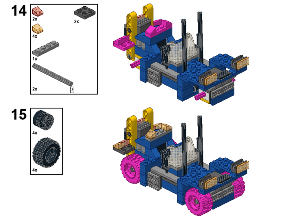 LEGO MOC Container crane 7992 by The long lego liftarm | Rebrickable ...