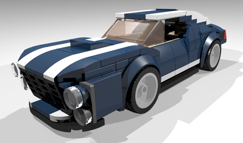 Lego Moc Muscle Car By Rothanaheavyengineering Rebrickable Build