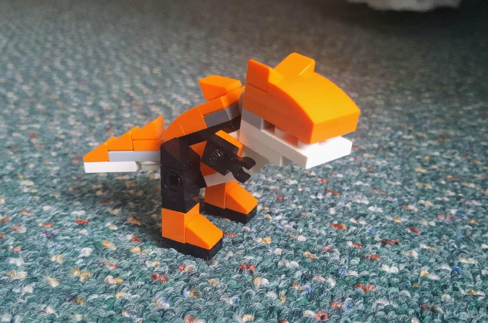 LEGO MOC Tiny T-Rex by kamila | Rebrickable - Build with LEGO