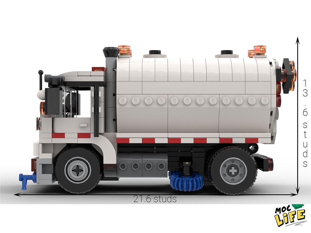 LEGO MOC Street sweeper by MocLife | Rebrickable - Build with LEGO