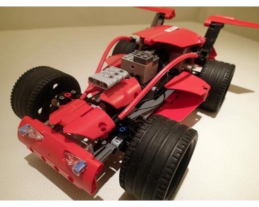 LEGO MOC-3321 Lego Red RC Car (Town > Race 2015) | Rebrickable - Build ...