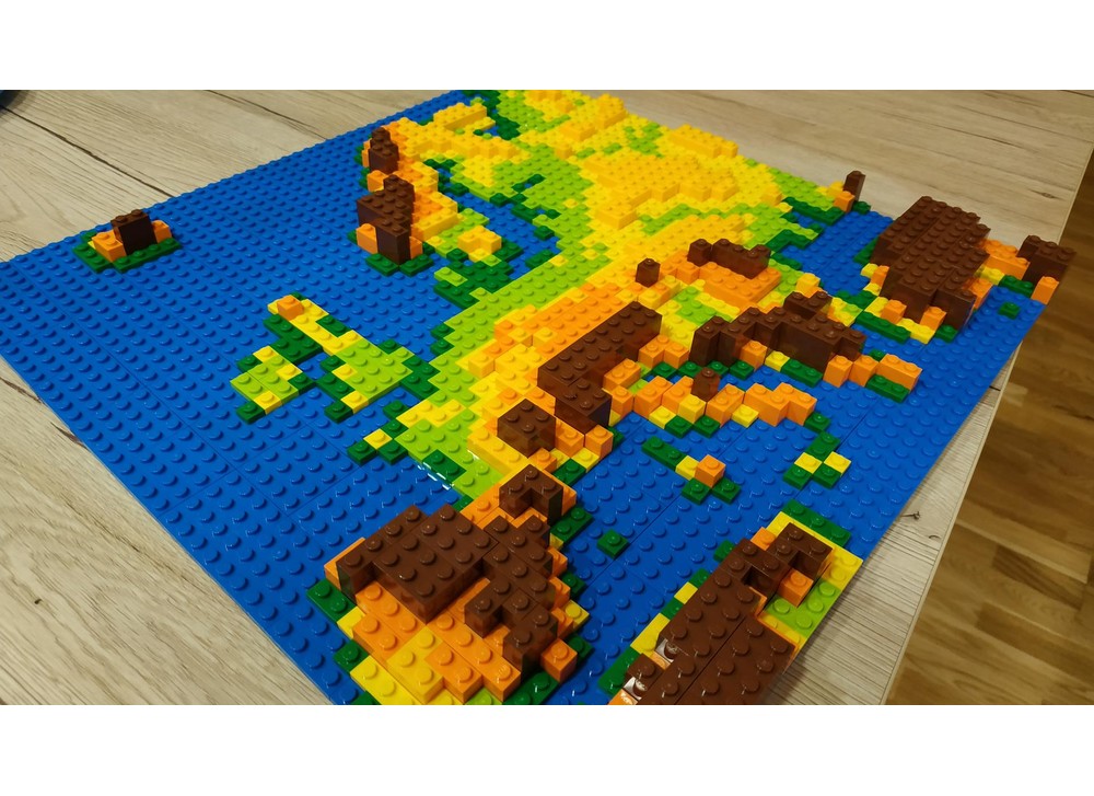 LEGO MOC Europe Map by dannyvop | Rebrickable - Build with LEGO