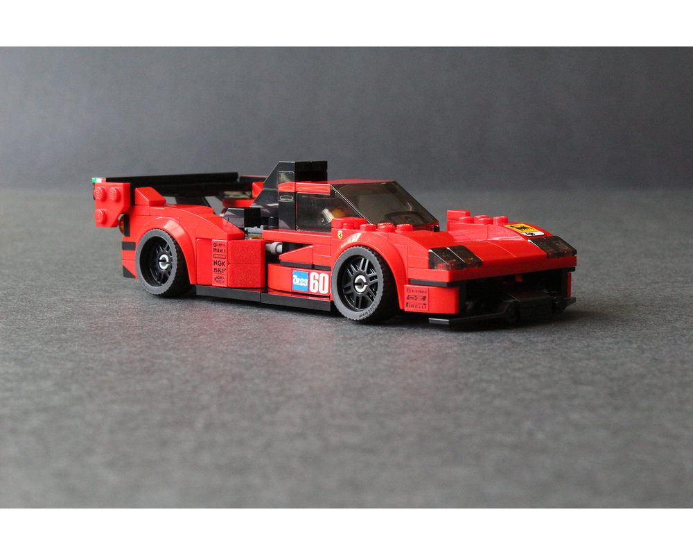 LEGO MOC Ferrari F40 FFS Time Attack by prototyp | Rebrickable - Build ...