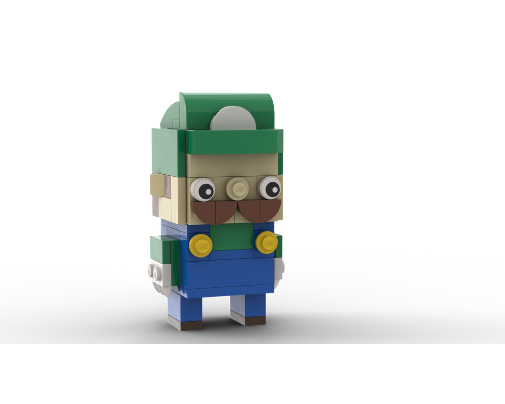LEGO MOC Brickheadz Luigi by bogiboy | Rebrickable - Build with LEGO