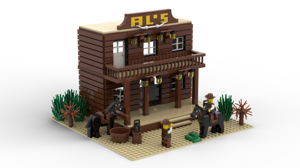 LEGO MOC Saloon - AL's Authentic Western Saloon by bogiboy ...