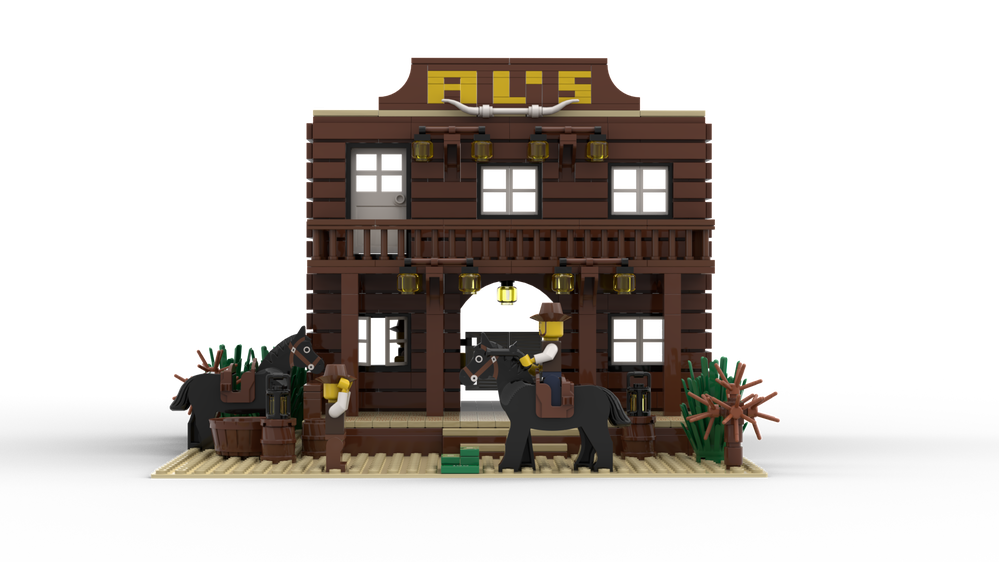 LEGO MOC Saloon - AL's Authentic Western Saloon by bogiboy ...