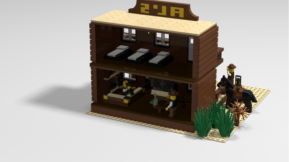 LEGO MOC Saloon - AL's Authentic Western Saloon by bogiboy ...