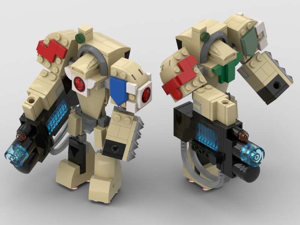 Lego Moc Sentinel 17c Warhammer 40k Dark Angel Terminator Style By