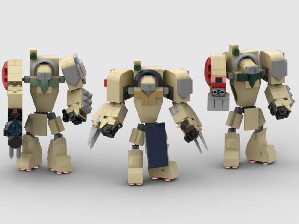 Lego Moc Sentinel 27b Warhammer 40k Dark Angel Terminator Style By
