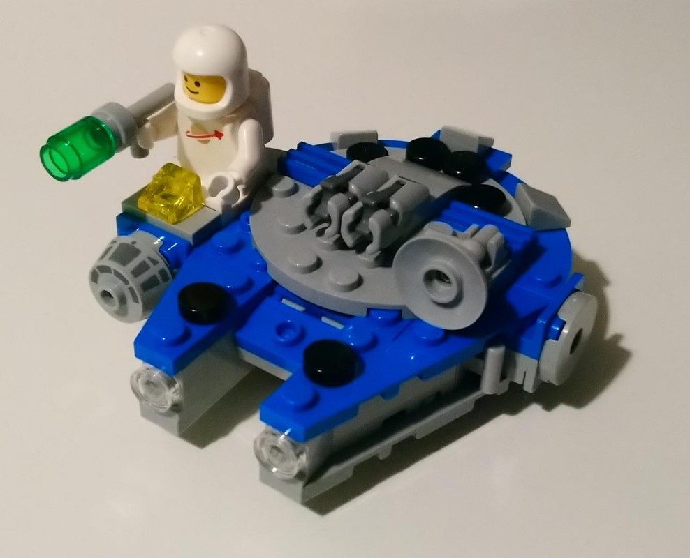 Lego Moc Microfighter Classic Space Millennium Falcon By Psiborgvip