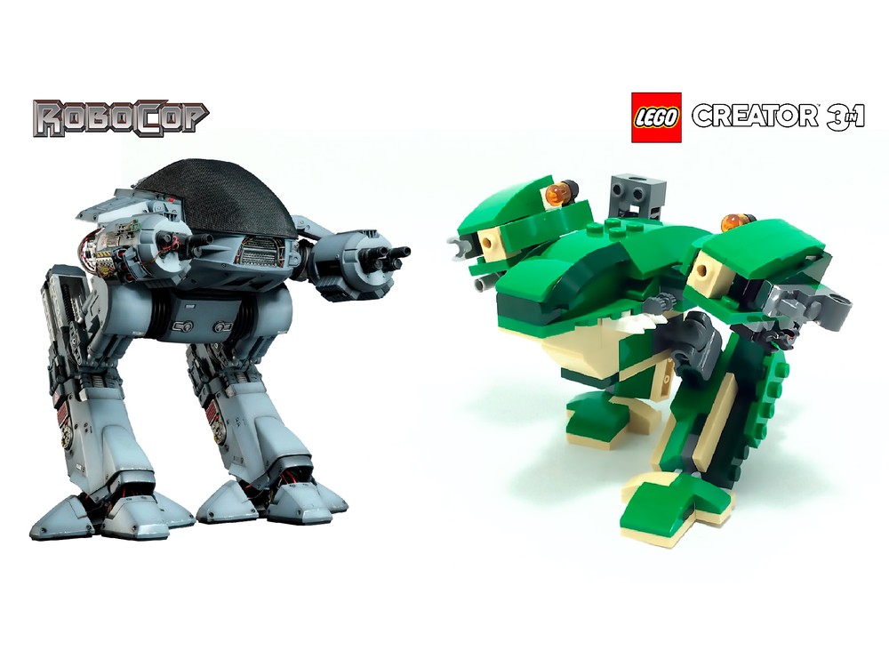 LEGO MOC LEGO CREATOR 31058 Mech Dino Robot ED 209 from the movie ...