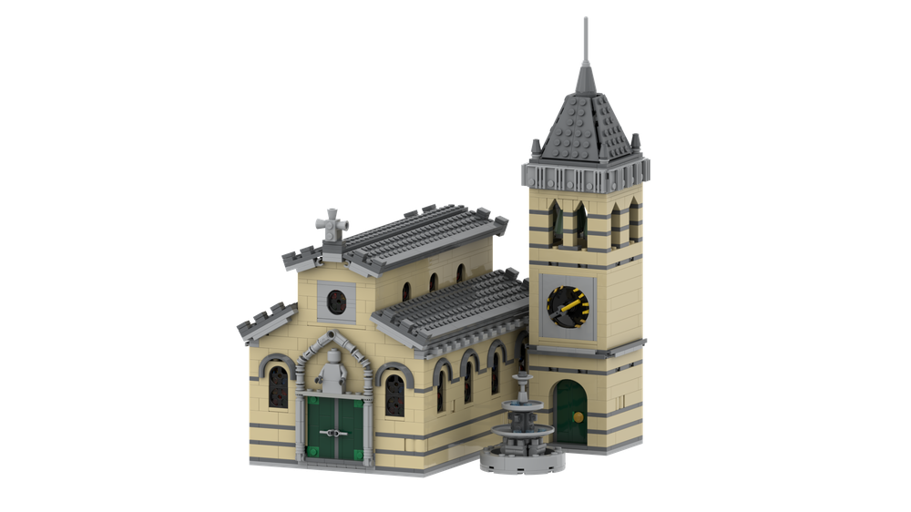 LEGO MOC Church by Tavernellos | Rebrickable - Build with LEGO