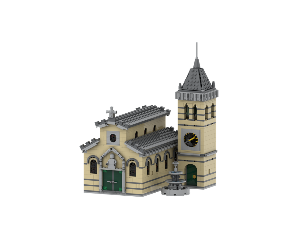 LEGO MOC Church by Tavernellos | Rebrickable - Build with LEGO