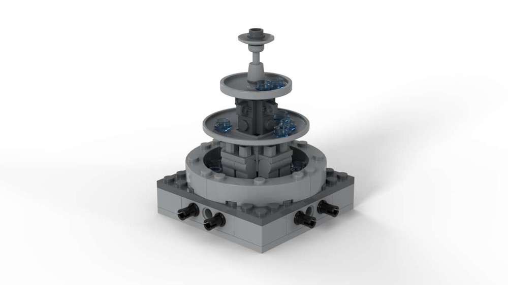 LEGO MOC Fountain - modular by Tavernellos | Rebrickable - Build with LEGO