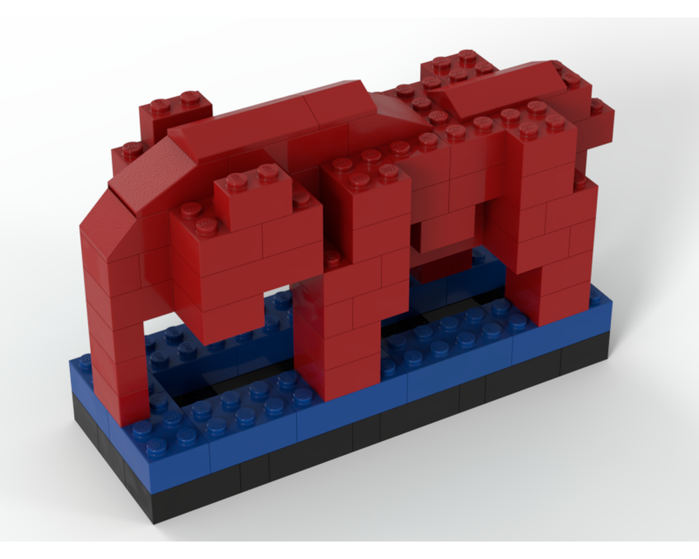 LEGO MOC Elephant (Brick Built) by LegoOri | Rebrickable - Build with LEGO