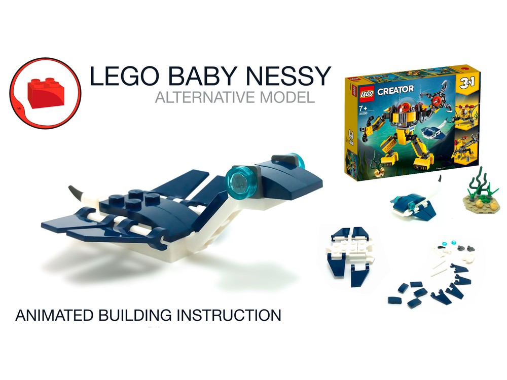 LEGO MOC LEGO CREATOR 31090 - Nessy or Plesiosaur - Alternative Model ...