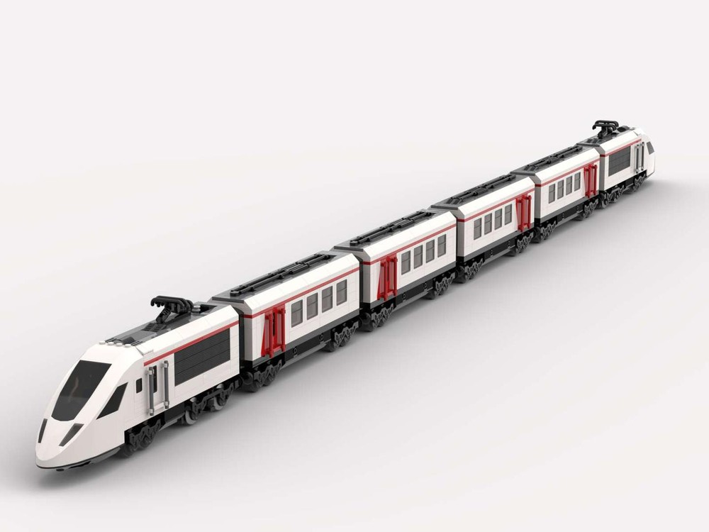 LEGO MOC High-Speed-Train by john_brickmold | Rebrickable - Build with LEGO