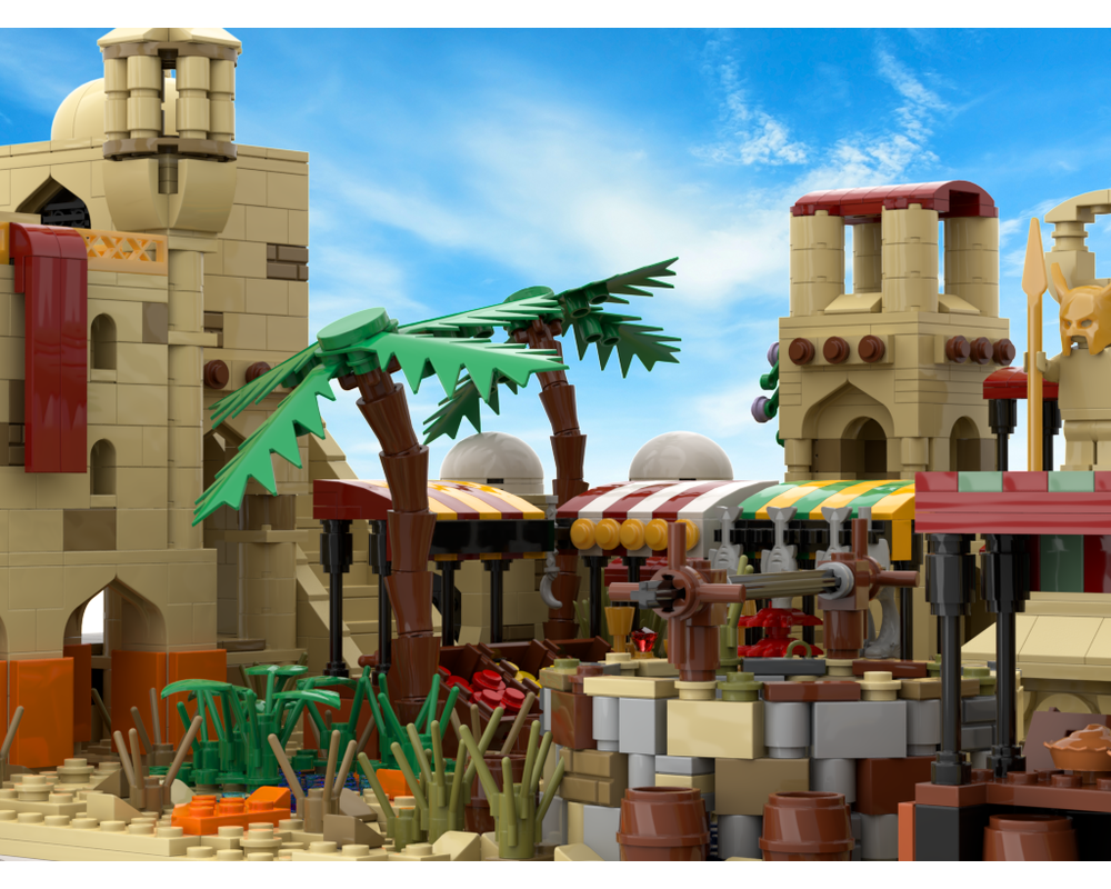 LEGO MOC Desert Village 2.0 | build from 20 different mocs by gabizon ...