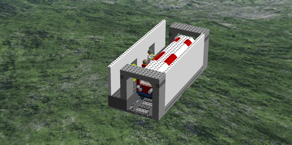 LEGO MOC London underground - Train in station by erculijo ...