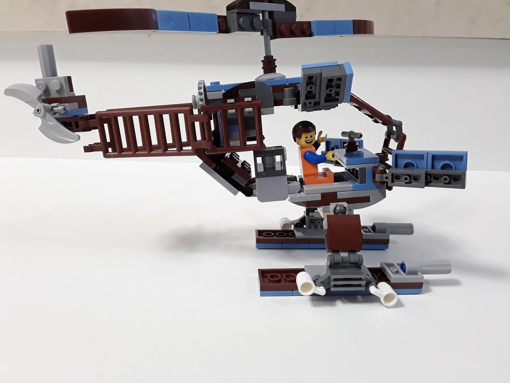 LEGO MOC 70842 - Emmet's Copter by LegoOri | Rebrickable - Build with LEGO