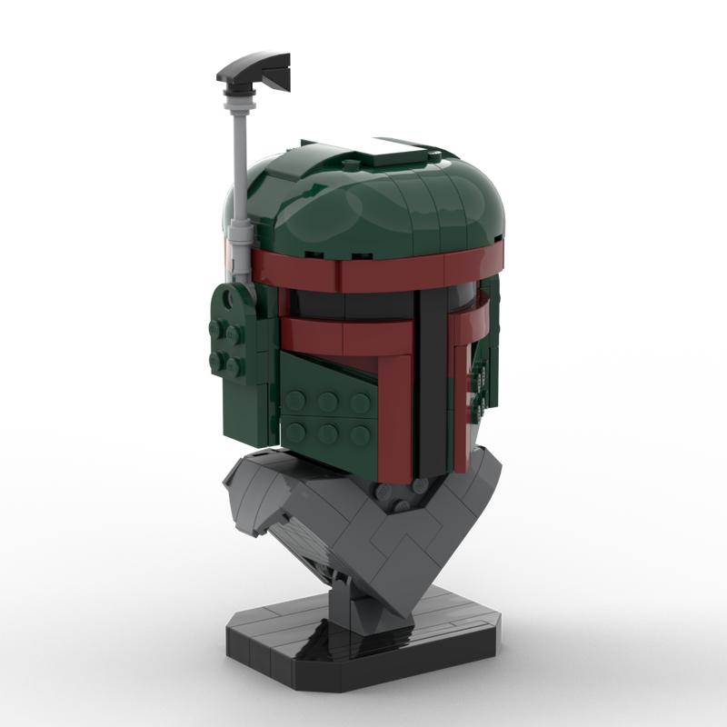 LEGO MOC Boba Fett Bust by FredL45 | Rebrickable - Build with LEGO