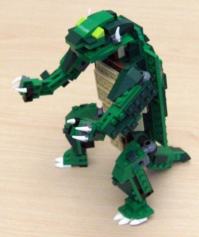 LEGO MOC Gamera - 5868 Ferocious Creatures alternate model by gonzilla ...