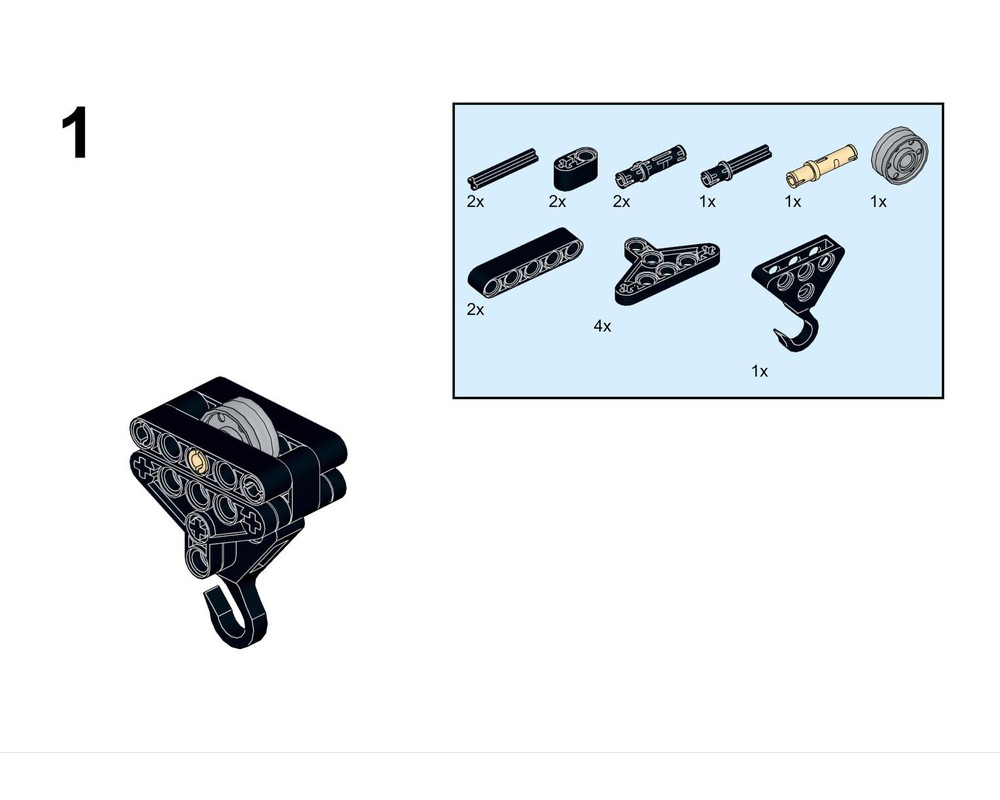 LEGO MOC 42009 Hook by hollaender | Rebrickable - Build with LEGO