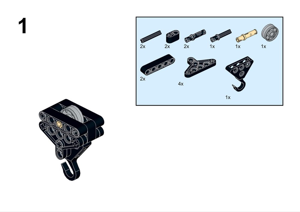 LEGO MOC 42009 Hook by hollaender | Rebrickable - Build with LEGO