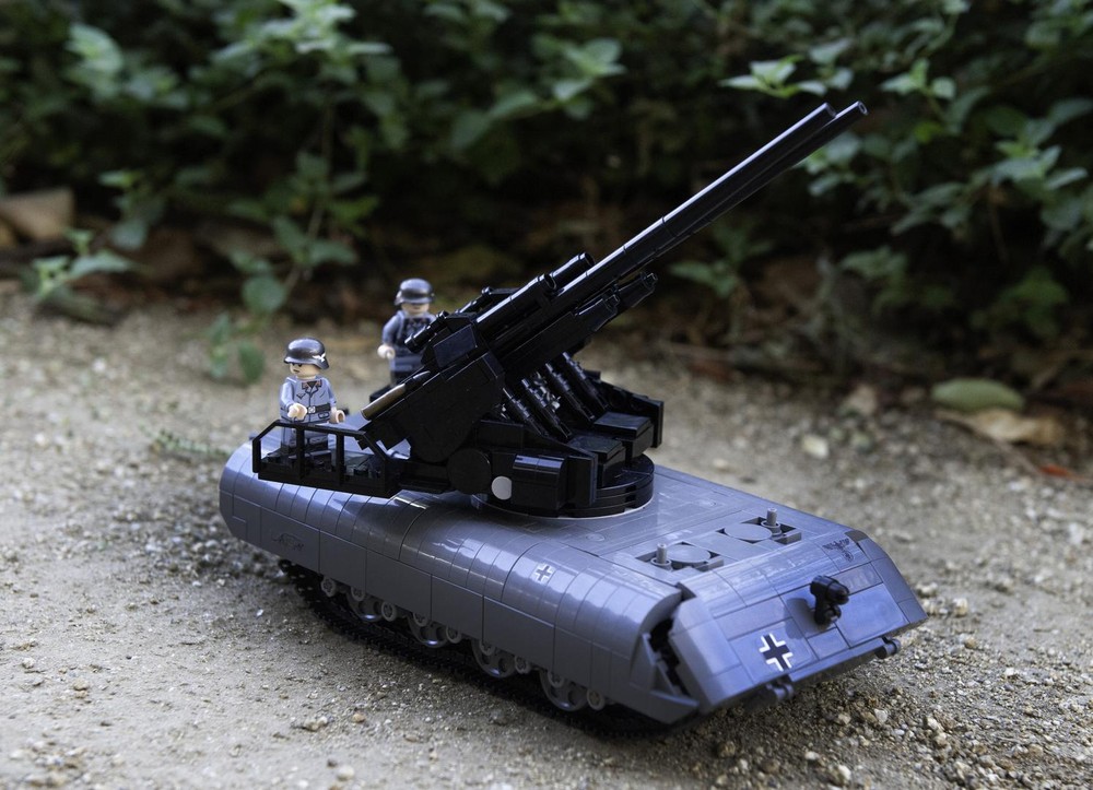 LEGO MOC Panzerkampfwagen E-100 Tank (12.8 cm FlaK 40) by ...