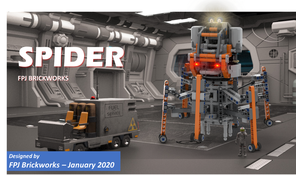LEGO MOC FPJ Spider by FPJ | Rebrickable - Build with LEGO