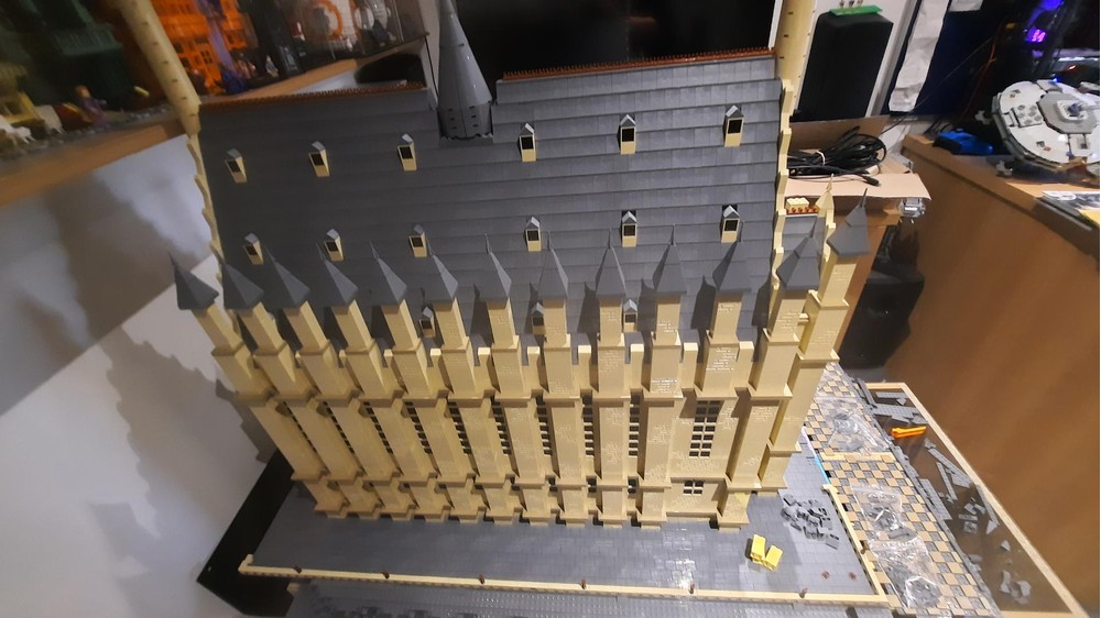 LEGO MOC Hogwarts Great Hall (In Progress) by ODJ | Rebrickable - Build ...