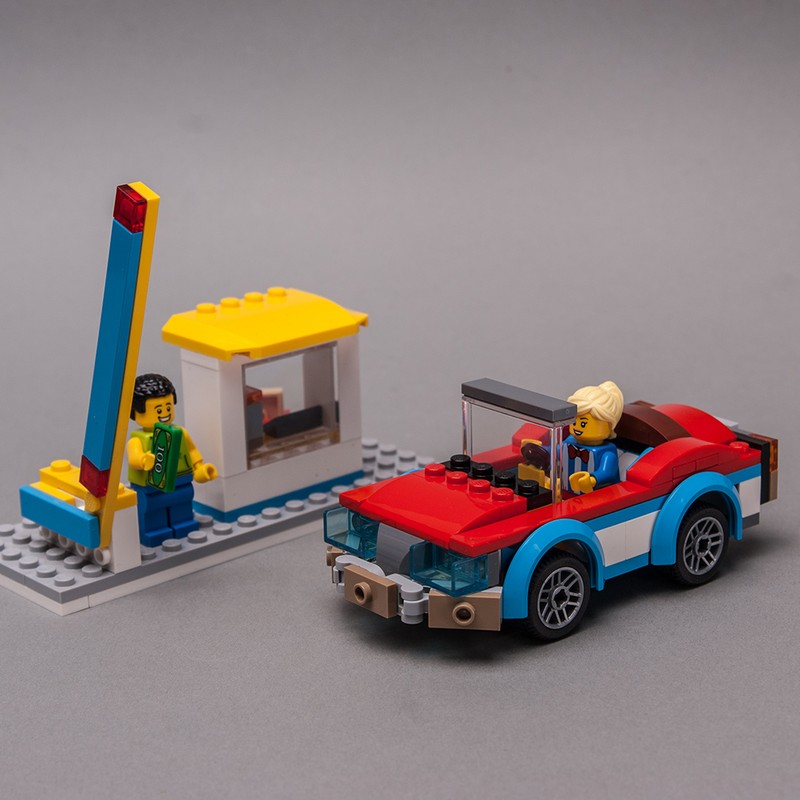 LEGO MOC 60253 Red Cabrio & Security Checkpoint by Keep On Bricking ...