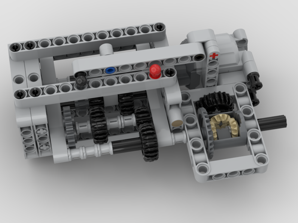 Lego Moc 3 Speed Auto Gearbox Overworked Version By Lbrix Rebrickable
