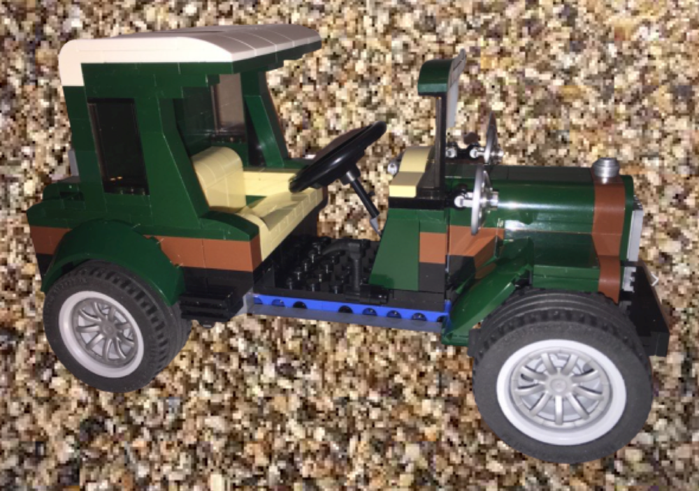 LEGO MOC 10242 Vintage Car by Weegordon | Rebrickable - Build with LEGO