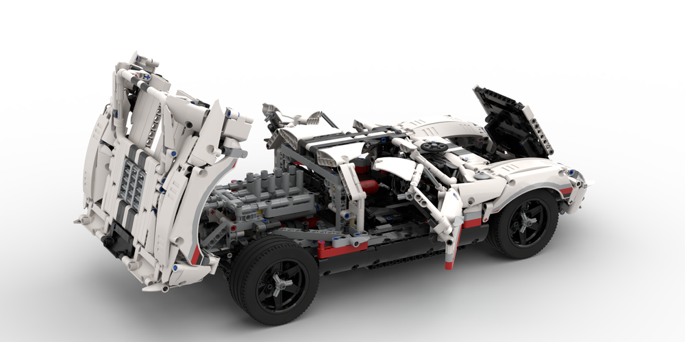 LEGO MOC Ford GT40 MK I 1967 by GeyserBricks | Rebrickable - Build with ...