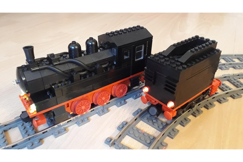 LEGO MOC 7750-1 Steam Engine Overhaul PF by Flav0ured | Rebrickable ...