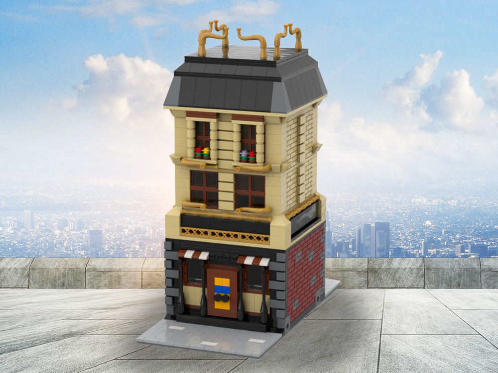 LEGO MOC Modular Street Build from 4 MOCs by gabizon | Rebrickable ...