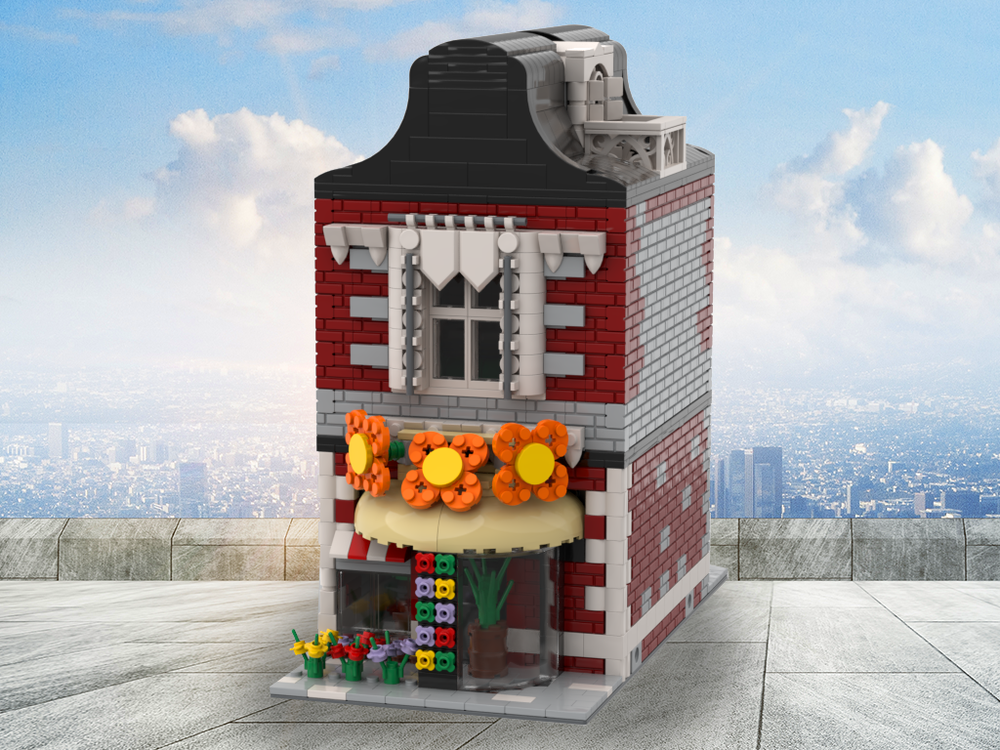 LEGO MOC Modular Street Build from 4 MOCs by gabizon | Rebrickable ...