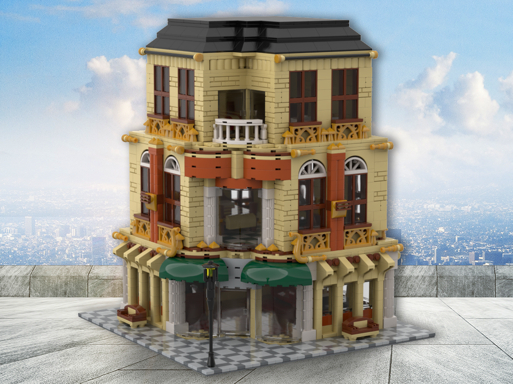 LEGO MOC Modular Street Build from 4 MOCs by gabizon | Rebrickable ...